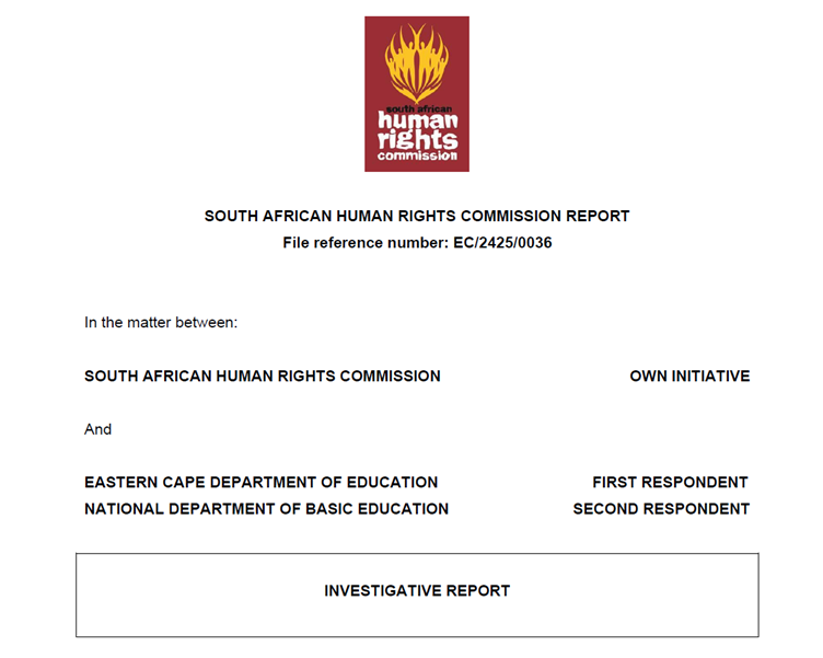 Home [www.sahrc.org.za]